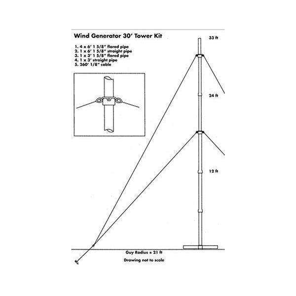 【商品名】 Sunforceサンフォース 45455 Wind Generator 30' Tower Kit 【カテゴリー】DIY・工具 【メーカー】Sunforce(サンフォース)