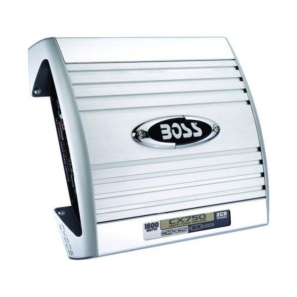 【商品名】BOSS AUDIO CX750 CHAOS EXXTREME MOSFET BRIDGEABLE POWER AMPLIFIER (2-CHANNEL， 1600W) (CX750) -【カテゴリー】スポーツ・レジャー：マリンオ...