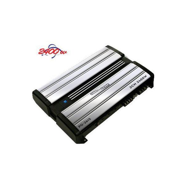 【商品名】PhonicsDigit PD-2615 2 CHANNEL BRIDGEABLE CAR AUDIO AMPLIFIER 2400 Watts【カテゴリー】スポーツ・レジャー：マリンオーディオ【ジャンル】