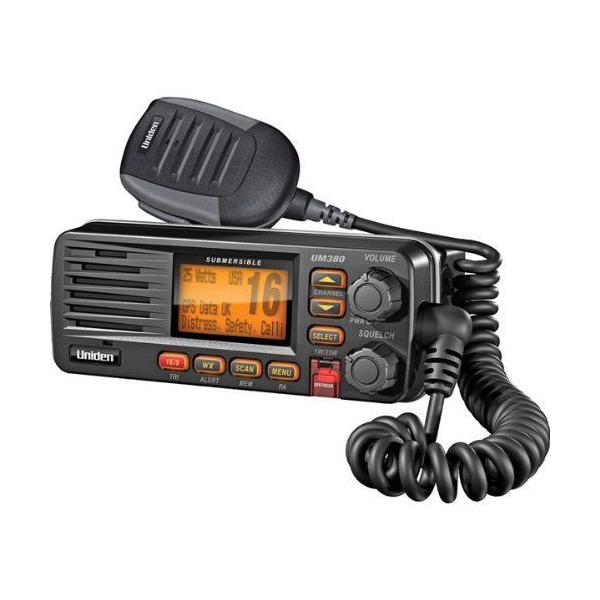 【商品名】Full-Featured Fixed Mount VHF Marine Radio-Black (UM380BK) -【カテゴリー】スポーツ・レジャー：マリンオーディオ【ジャンル】