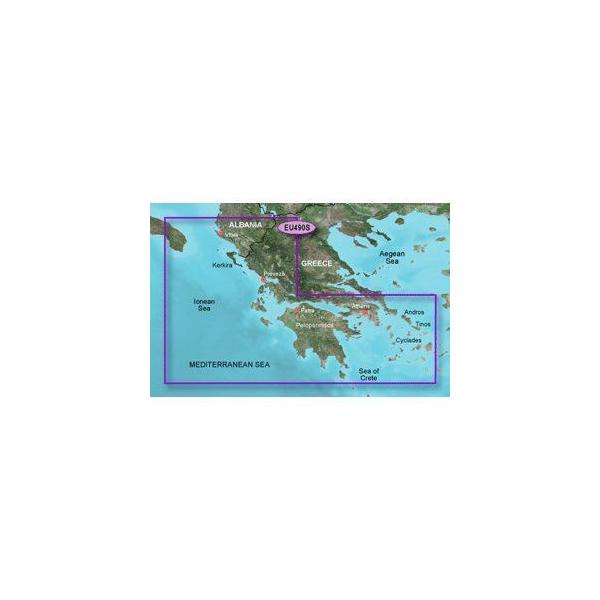 【商品名】GARMIN BLUECHART G2 HXEU490S GREECE WEST COAST &amp; ATHENS - 35720【カテゴリー】スポーツ・レジャー：マリンオーディオ【ジャンル】