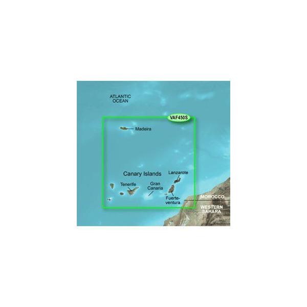 【商品名】GARMIN VAF450S MADEIRA AND CANARY ISLANDS G2 VISION SD【カテゴリー】スポーツ・レジャー：マリンオーディオ【ジャンル】