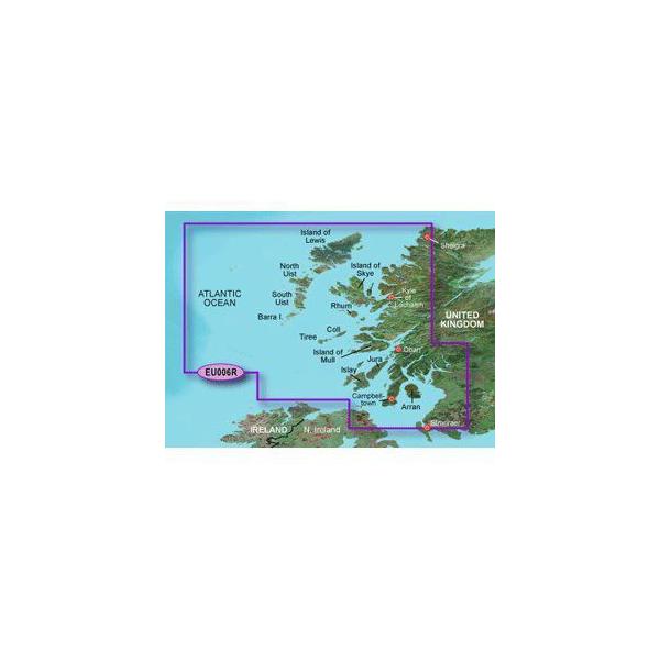 【商品名】GARMIN BLUECHART G2 HXEU006R SCOTLAND WEST COAST MICROSD - 35604【カテゴリー】スポーツ・レジャー：マリンオーディオ【ジャンル】