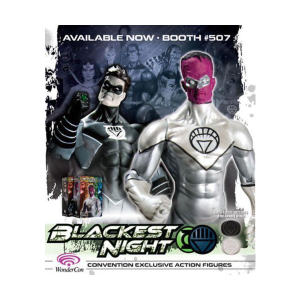 【商品名】DC Direct グリーンランタン Blackest Night 2010 WonderCon 限定 セット of Both アクション フィギュア Sinestro White Lantern &amp; Hal Jordan...