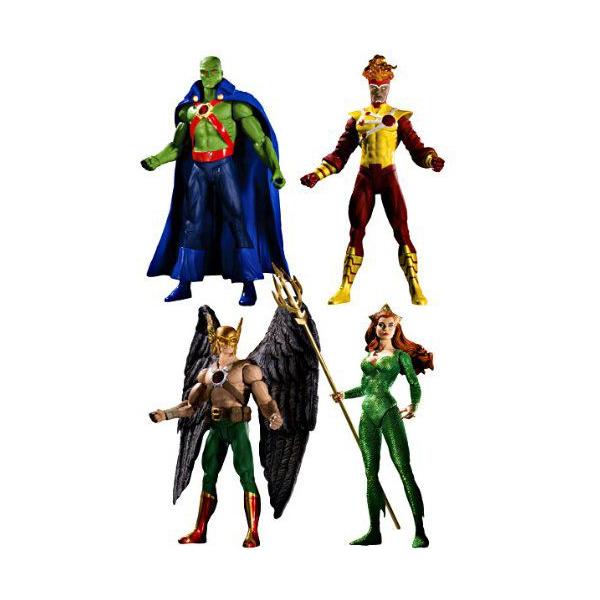 【商品名】DC Direct グリーンランタン Brightest Day シリーズ 2 セット of 4 アクション フィギュア ホークマン， マーティン・マンハンター， Fireストーム Mera（DC Direct Green Lan...