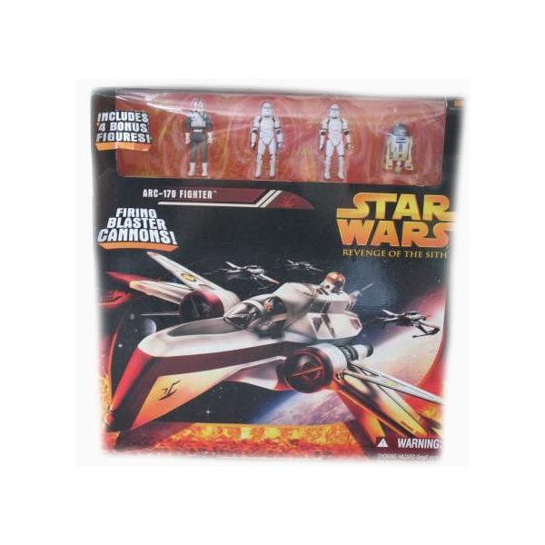 【商品名】スターウォーズ Arc-170 Fighter Revenge of シス with Firing Blaster Cannons and 4 Bonus フィギュア. Rare and Hard to Find.（Star Wa...