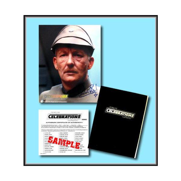 【商品名】スターウォーズ Hand Signed Autographed Photo of MICHAEL SHEARD as ADMIRAL OZZEL - From the スターウォーズ Celebration II Conventi...