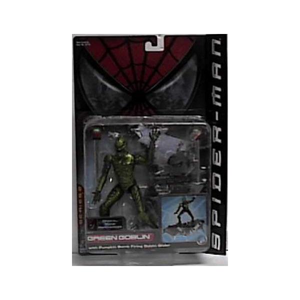 【商品名】スパイダーマン Green Goblin アクション フィギュア with Pumpkin Bomb Firing Goblin Glider by Toy Biz（Spider-Man Green Goblin Action F...