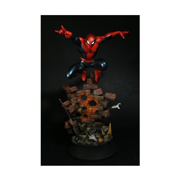 【商品名】Bowen Designs The Amazing スパイダーマン Painted Statue (アクション Version)（Bowen Designs The Amazing Spider-Man Painted Statu...