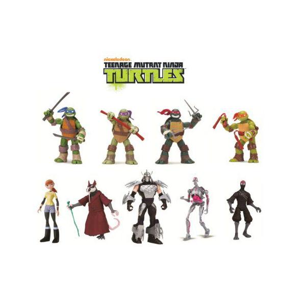 【商品名】ティーンエイジ・ミュータント ニンジャ タートルズ 9-Pack Basic フィギュア Bundle（Teenage Mutant Ninja Turtles 9-Pack Basic Figure Bundle）【カテゴリー】...