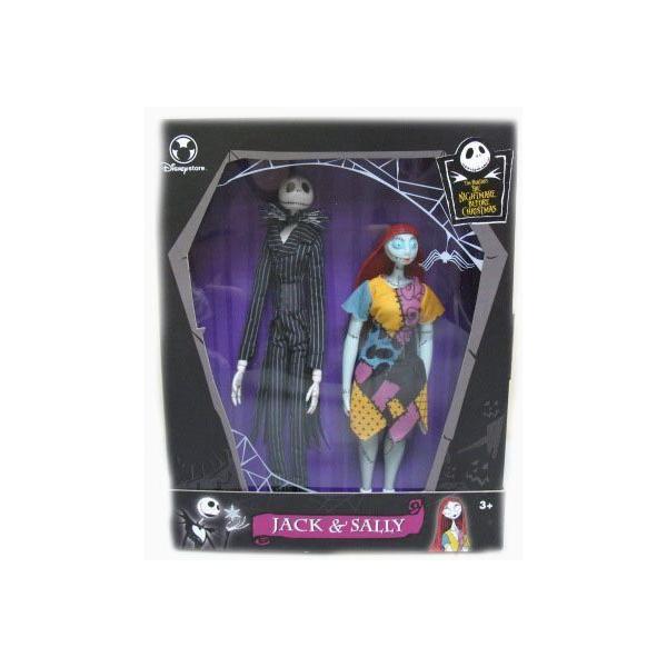【商品名】ナイトメアビフォアクリスマス ジャック &amp; サリー Porcelain Doll セット（Nightmare Before Christmas Jack &amp; Sally Porcelain Doll Set）【カテ...