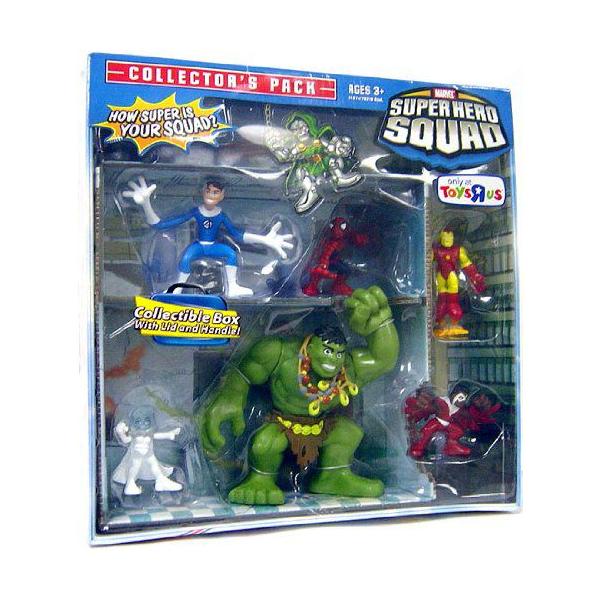 【商品名】マーベル Superヒーロー Squad 6 Piece Mini フィギュア Collector's Pack (ファルコン， Emma Frost， アイアンマン， スパイダーマン， Mr. Fantastic and ハルク...