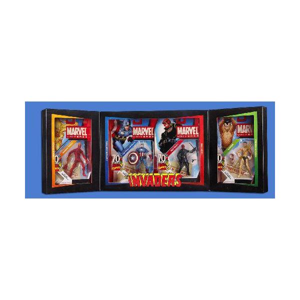 【商品名】2009 SDCC COMIC-CON 限定 INVADERS BOX セット マーベル--3 3/4” マーベル UNIVERSE キャプテン・アメリカ RED SKULL NAMOR（2009 SDCC COMIC-CON E...