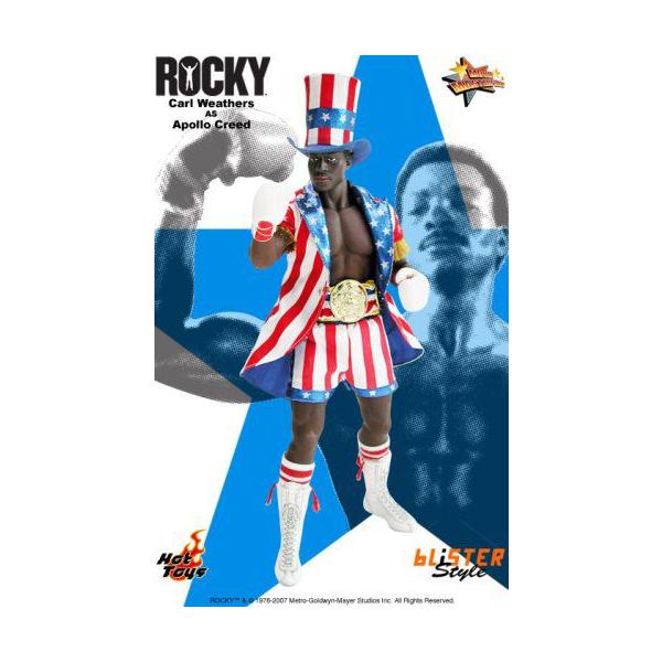 【商品名】ロッキー Hot Toys Sideshow Collectibles デラックス 12 Inch アクション フィギュア Apollo Creed（Rocky Hot Toys Sideshow Collectibles Del...