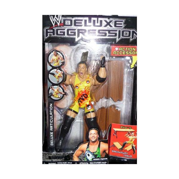 【商品名】ROB VAN DAM ~ RVD - ワールドレスリング(WWE) レスリング デラックス Aggression シリーズ 6 フィギュア with Breakaway Table by Jakks（ROB VAN DAM ~ ...