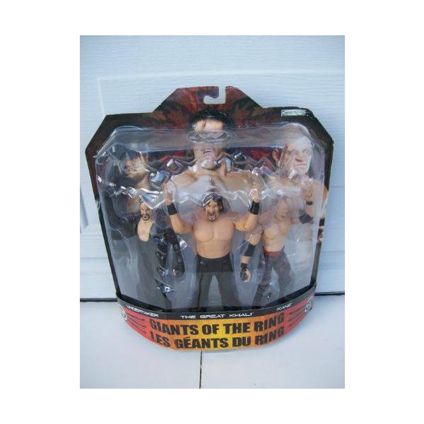 【商品名】ワールドレスリング(WWE) Giant of The Ring Undertaker The Great Khali Kane by Jakks Pacific（WWE Giant of The Ring Undertaker ...