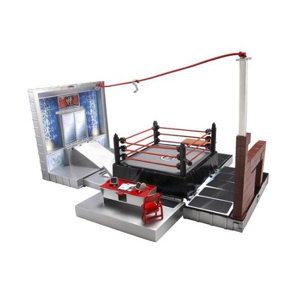 【商品名】ワールドレスリング(WWE) Micro Aggression Playセット with 4 フィギュア（WWE Micro Aggression Playset with 4 Figures）【カテゴリー】ワールドレスリングエン...