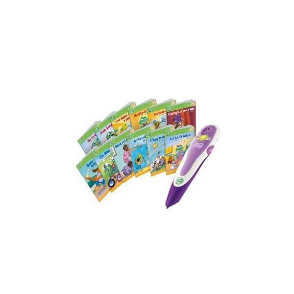 【商品名】LeapFrog(リープフロッグ) タグ Reading システム セット 12 Books Short and Long Vowels - Learn to Read (ピンク)(Leapfrog Tag Reading Sys...