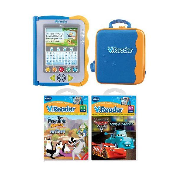 【商品名】Vtech V.Reader Animated E-Book Reader バンドル - システム， ケース， 2 ゲーム(Vtech V.Reader Animated E-Book Reader Bundle - System...