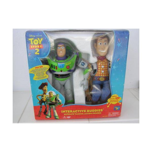【商品名】Disney(ディズニー) Pixar Toy Story(トイストーリー) 2 Buzz And ウッディ Interactive フィギュアs. Ultimate トーキング アクション フィギュアs. Together Wi...