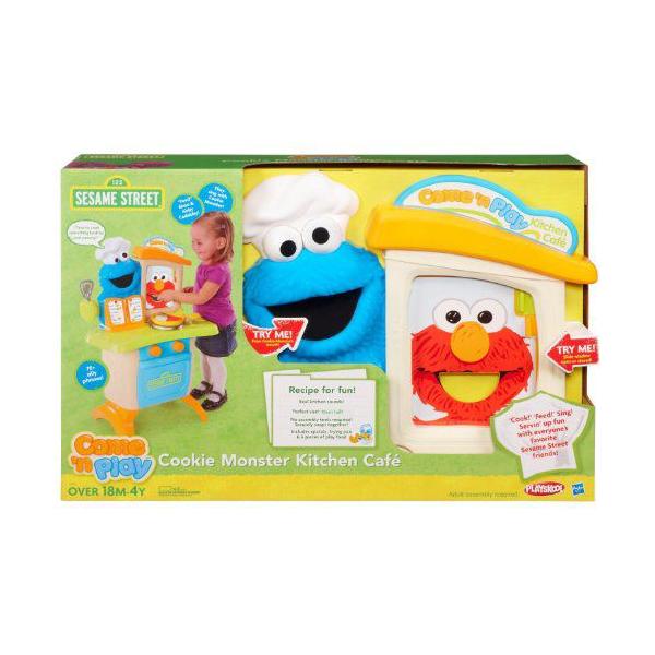 【商品名】Sesame Street(セサミストリート) Playskool Come 'N Play Cookie Monster キッチン カフェ プレイセット {age: 18 months and up}(Sesame Street...