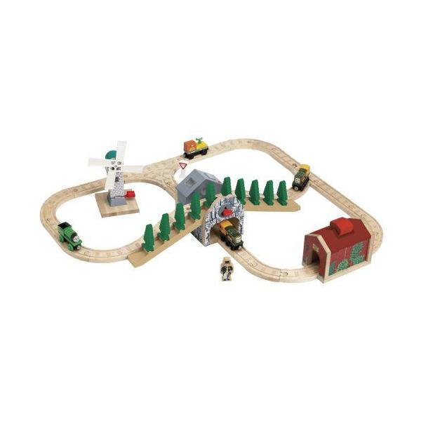【商品名】Thomas(機関車トーマス) &amp; Friends Wooden Railway - Storm on Sodor セット(Thomas &amp; Friends Wooden Railway - Storm on So...
