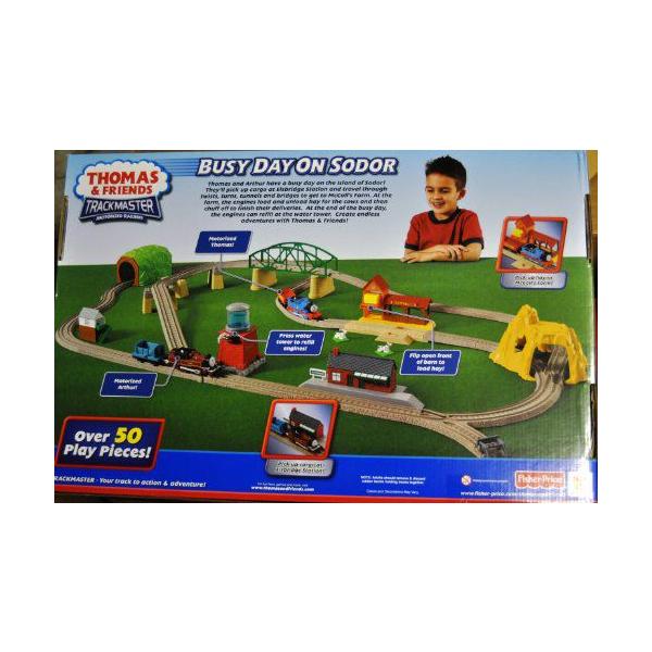 【商品名】Thomas(機関車トーマス) &amp; Friends Trackmaster Motorized Railway - Busy Day on Sodor デラックス Train セット(Thomas &amp; Friend...