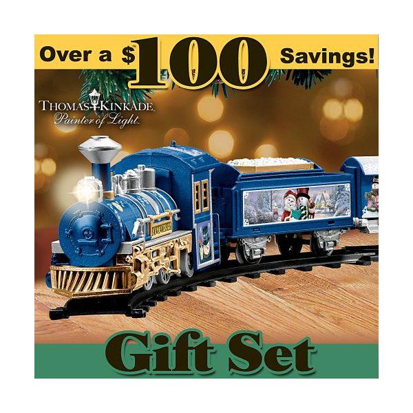 【商品名】Thomas(機関車トーマス) Kinkade Snowtown Express: Collectible Battery-Powered Christmas(クリスマス) Train セット by Hawthorne Villa...
