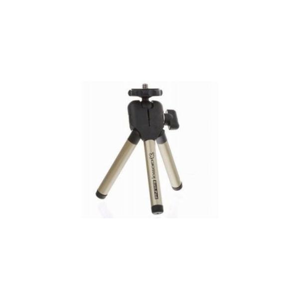 【商品名】Giottos Ball-Pod 5-Section Mini Tripod with Case, Titanium Finish【カテゴリー】カメラ関連:三脚:スチール,ビデオ用ヘッド付き三脚