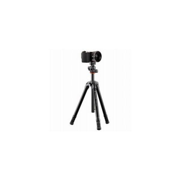 【商品名】Vanguard Nivelo 204 Black 4-Section Tripod with Pan Head- Maximum Height: 39 3/8", Maximum Load:【カテゴリー】カメラ関連:三脚:スチー...