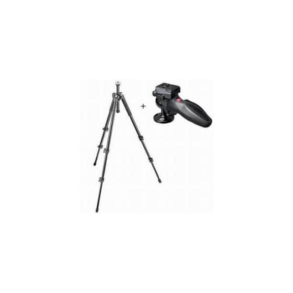 【商品名】Manfrotto 293 Aluminum 3 Section Tripod, with Manfrotto 324RC2 Lightweight Adapto Technopolymer B【カテゴリー】カメラ関連:三脚:スチ...