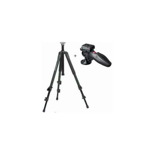 【商品名】Manfrotto 055XV Lightweight Green Aluminum Tripod, with Manfrotto 324RC2 Lightweight Adapto Techn【カテゴリー】カメラ関連:三脚:スチ...