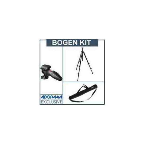 【商品名】Manfrotto 055XDB Black Basic Tripod Kit. with 324RC2 Lightweight Adapto Technopolymer Body Joysti【カテゴリー】カメラ関連:三脚:スチ...