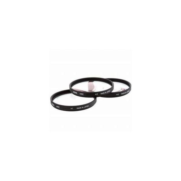 【商品名】Hoya 46mm Close-up Multi-Coated Filter Set with +1, +2 &amp; +4 Macro Lenses.【カテゴリー】カメラ関連:カメラレンズ:クローズアップアクセサリー