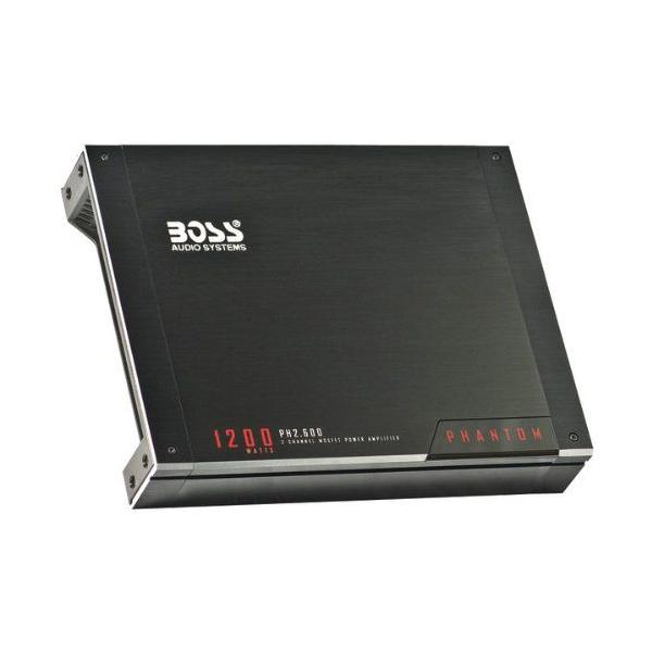 【商品名】Phantomシリーズ 2Ch MOSFET Bridgeable パワーアンプ (1，200W) - BOSS(ボス) オーディオ【カテゴリー】カーオーディオ:アンプ:BOSS(ボス)