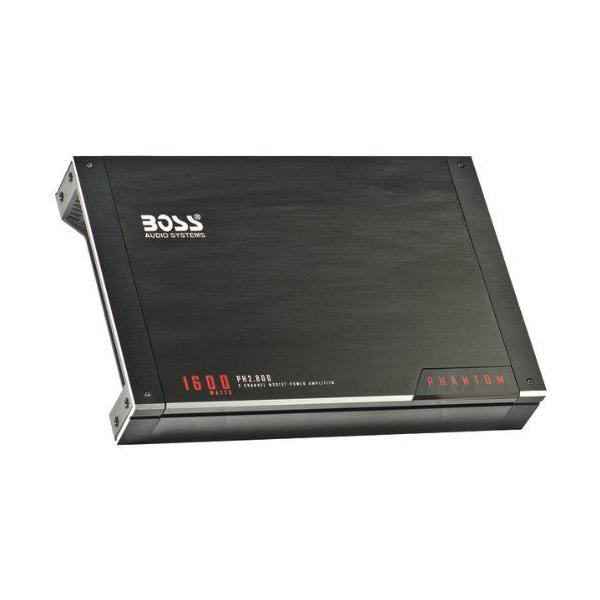 【商品名】Phantomシリーズ 2Ch MOSFET Bridgeable パワーアンプ (1，600W) - BOSS(ボス) オーディオ【カテゴリー】カーオーディオ:アンプ:BOSS(ボス)