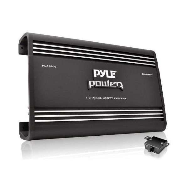 【商品名】Pyle(パイル) PLA1800 2400W モノブロック Bridgeable MOSFET アンプ【カテゴリー】カーオーディオ:アンプ:Pyle(パイル)
