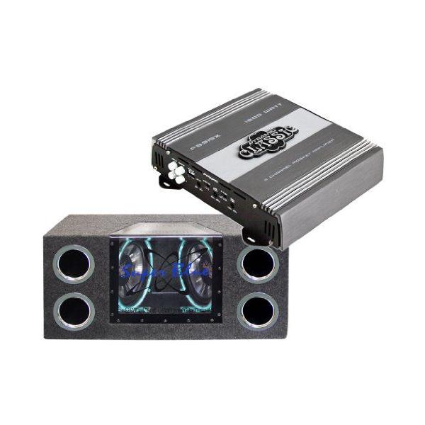 【商品名】Pyramid Powerful アンプ/サブウーファー パッケージ for Car/Truck/SUV -- PB915X 1200W 2Ch Bridgeable【カテゴリー】カーオーディオ:アンプ:Pyle(パイル)