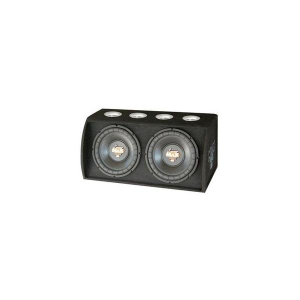 【商品名】Lanzar(ランザー) MXBB122 Max Pro デュアル 12'' 2400W High パワーPorted サブウーファー エンクロージ【カテゴリー】カーオーディオ:ウーハー:Lanzar(ランザー)