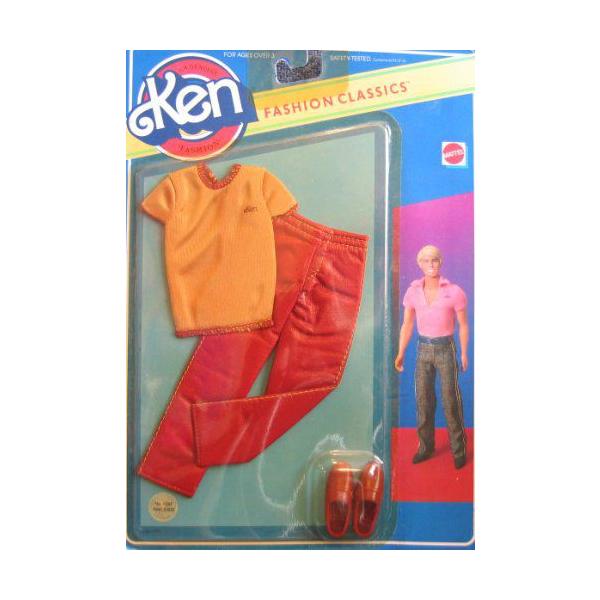 【商品名】Barbie(バービー) KEN(ケン) ファッション Classics COOL 'N カジュアル 洋服 / Brown シューズ (1982 Mattel Hawthorne)【カテゴリー】おもちゃ:Barbie(バービー):...