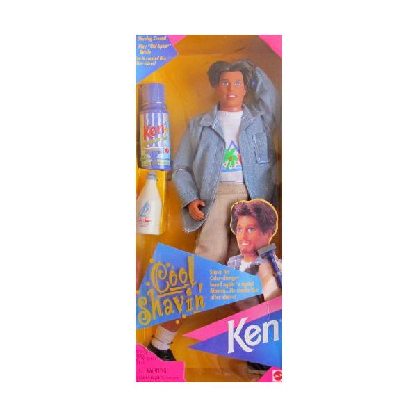 【商品名】Barbie(バービー) COOL SHAVIN' KEN(ケン) 人形 / Color Change BEARD (1996)【カテゴリー】おもちゃ:Barbie(バービー):1996年