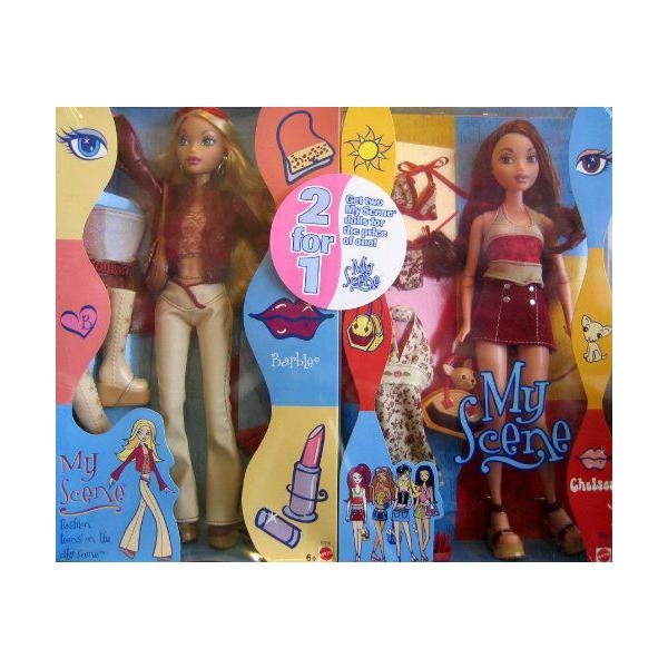 【商品名】My Scene Barbie(バービー) &amp; Chelsea 人形 - 2 人形 / Extra ファッション Included (2002)【カテゴリー】おもちゃ:Barbie(バービー):2002年