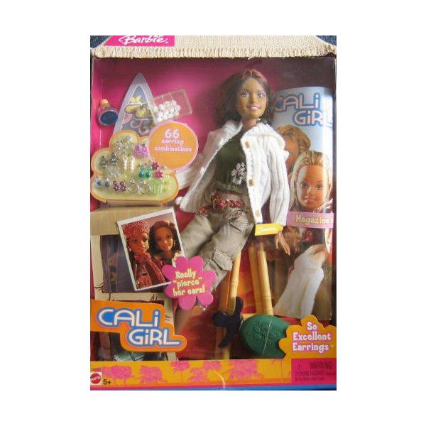 【商品名】Barbie(バービー) Cali Girl SUMMER So Excellent Earリングs 人形 / Ear Piercer， 66 Earリング Combinations &amp; MORE! (2004)【カテゴリ...