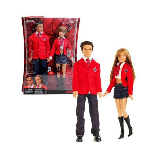 【商品名】Mattel Year 2008 Barbie(バービー) TV シリーズ REBELDE RBD 2 Pack 12 Inch 人形 Set - MIGUEL ARANGO / Elite Way School Uniform，...