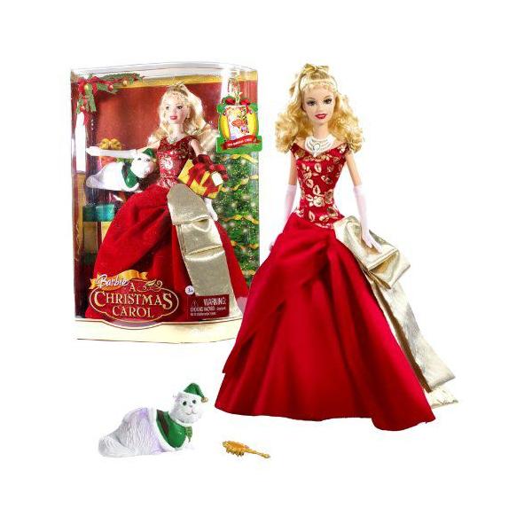 【商品名】Mattel Year 2008 Barbie(バービー) ホリデー Movie シリーズ ”クリスマスキャロル” 12 Inch 人形 - Eden Starling in Elegant Red Gown / Golden A...