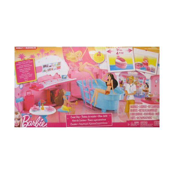 【商品名】Barbie(バービー) 2 in1 クルーズ SHIP 20 Pieces Playset 4+ FT ボート / Pool KOHL'S 限定 (2010)【カテゴリー】おもちゃ:Barbie(バービー):2010年