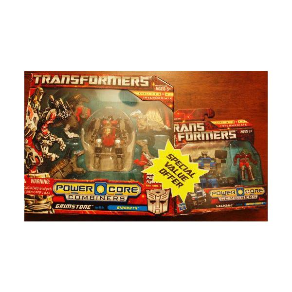 【商品名】トランスフォーマー Power Core コンバイナー Grimstone with ディノボット and Salvage with Bomb Burst【カテゴリー】おもちゃ:トランスフォーマー(フィギュア)