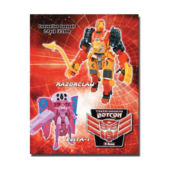 【商品名】トランスフォーマー: Elite-1 &amp; Razorclaw フィギュア 2009 Botcon 限定【カテゴリー】おもちゃ:トランスフォーマー(フィギュア)