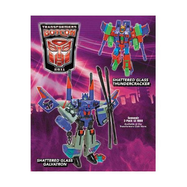【商品名】Galvatron and サンダークラッカー Shattered Glass トランスフォーマー Botcon 限定 アクションフィギュ【カテゴリー】おもちゃ:トランスフォーマー(フィギュア)