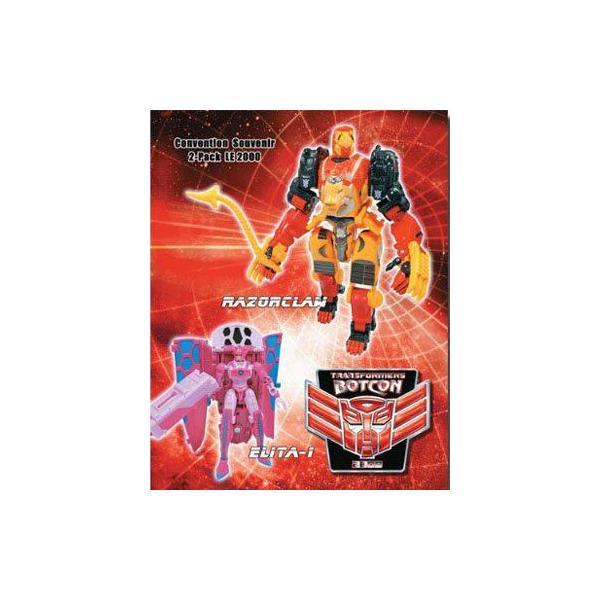 【商品名】トランスフォーマー Botcon 2009 限定 Razorclaw and Elita-1【カテゴリー】おもちゃ:トランスフォーマー(フィギュア)